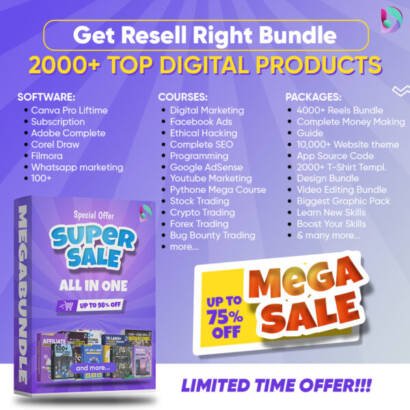 2000+ Top digital Products Bundle - The Digi Bundle